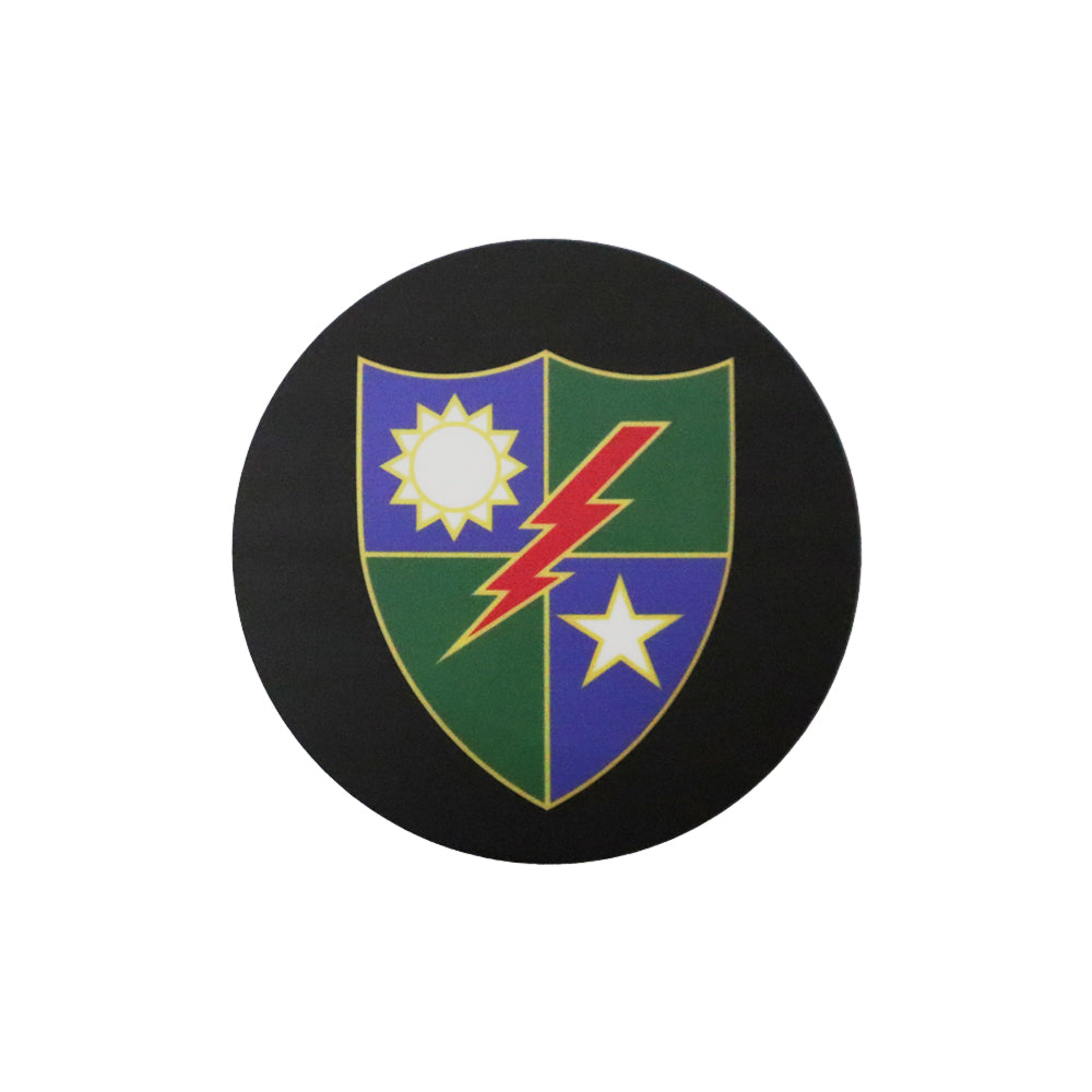 Rubber Coaster | 75th Ranger Regiment (4 Pack) – AR 670-1
